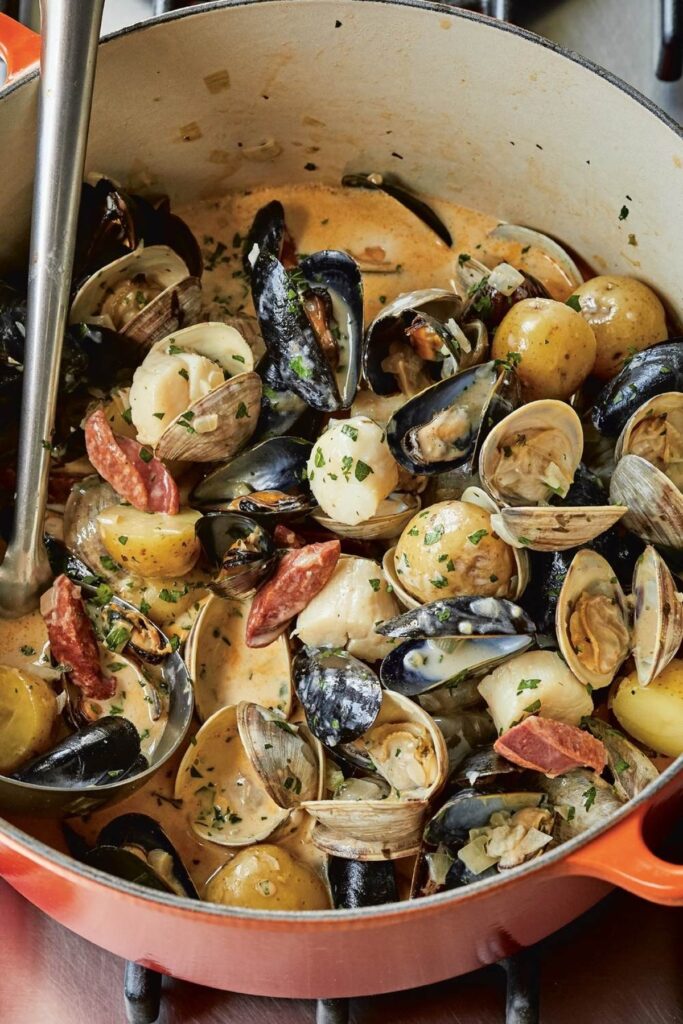 Ina Garten's Cozy Shellfish & Chorizo Stew Recipe / Simple Joy - Wonder ...