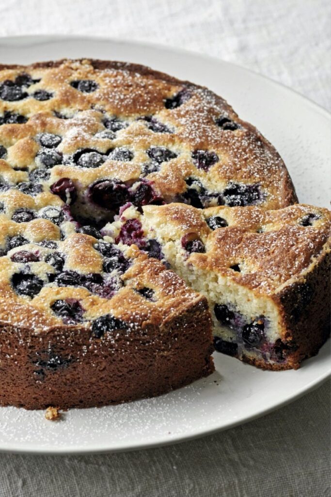 Ina Garten's Fluffy Blueberry Ricotta Breakfast Cake Recipe - Wonder ...