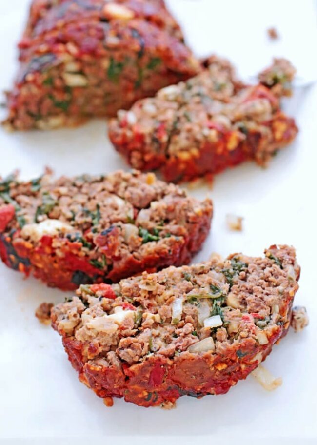 Zesty Greek Spinach & Feta Meatloaf Recipe for Dinner Magic - Wonder ...