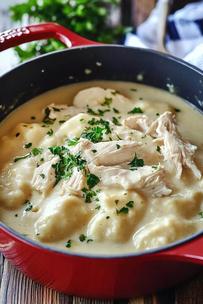 Grandma's Secret Cracker Barrel Chicken and Dumplings Recipe - Wonder ...