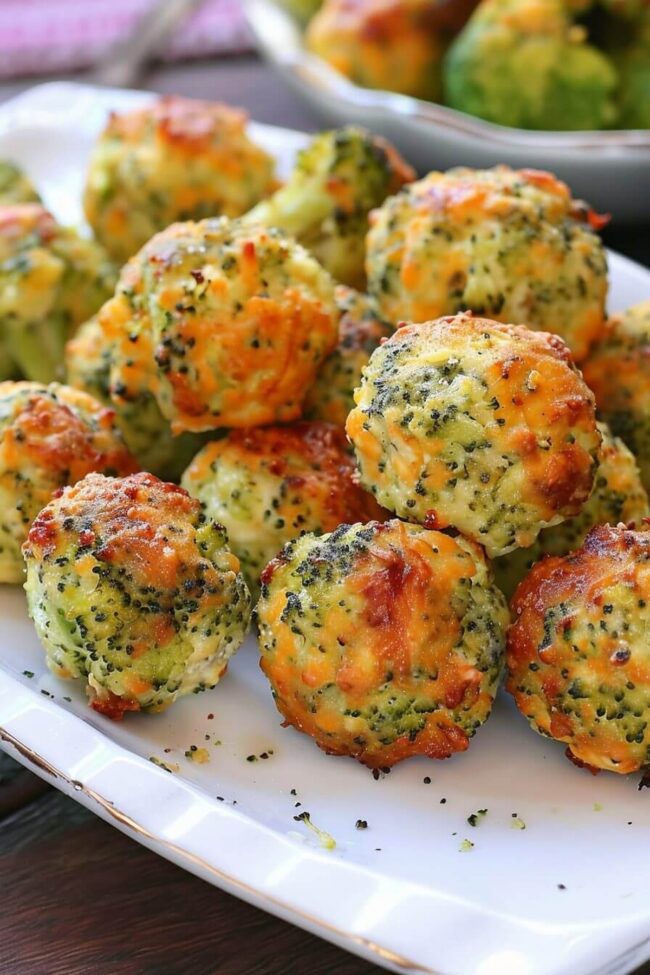 Cheesy Baked Broccoli Balls Recipe: Fun Party Snack Idea - Wonder Dining 50